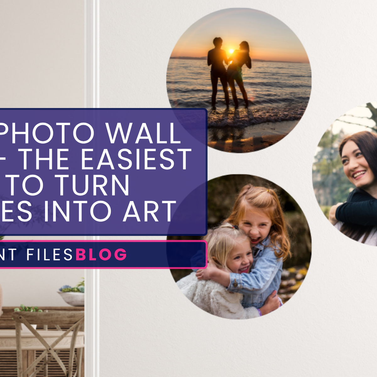 Round Photo Wall Decals – The Easiest Way to Turn Memories into Art ...