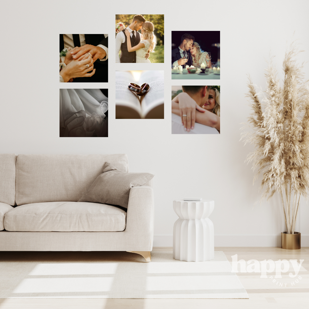 Custom 30cm Square Photo Wall Decals – Removable & Reusable – Happy ...
